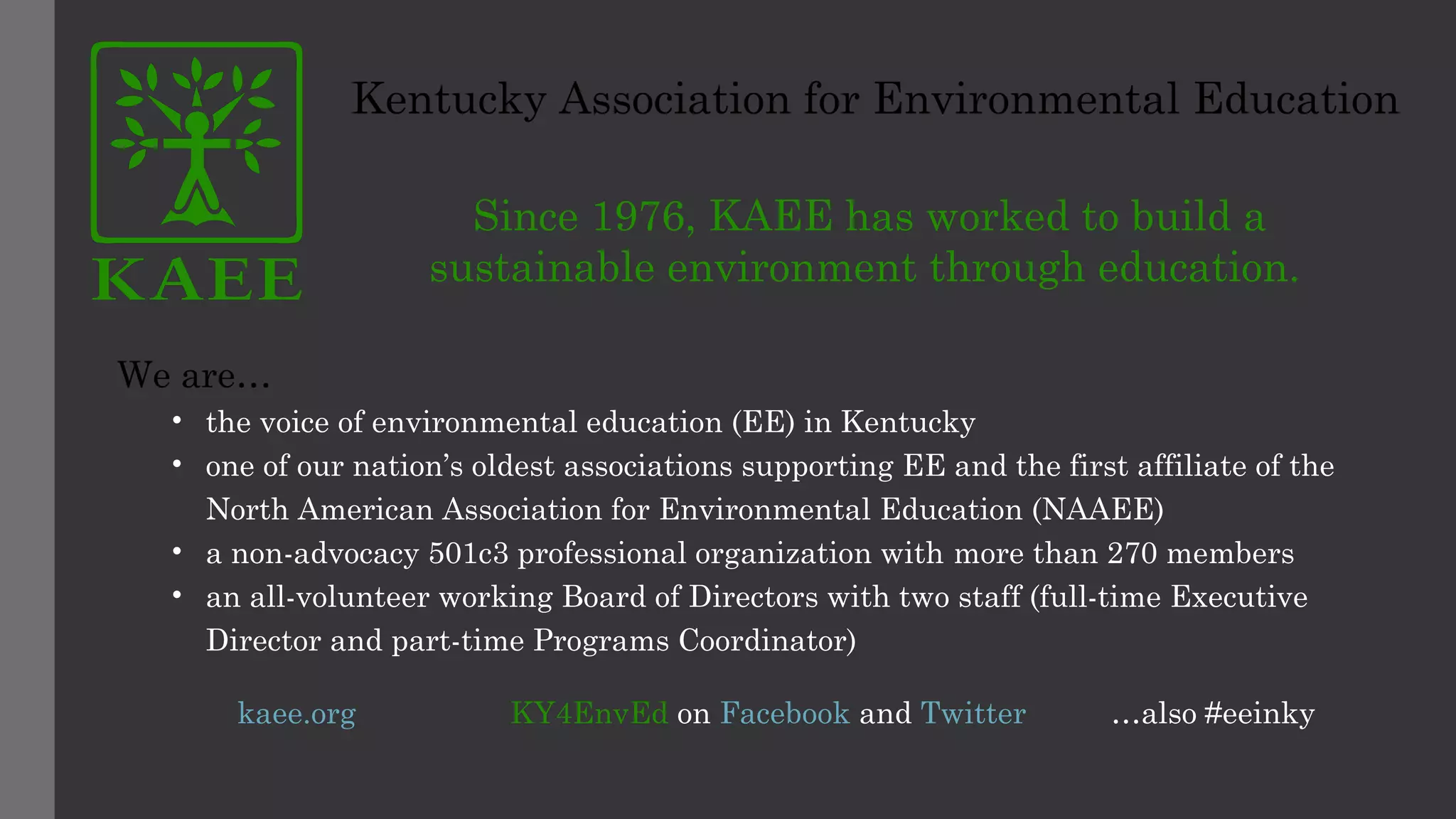 KAEE Introduction, Dec 2015 | PPT