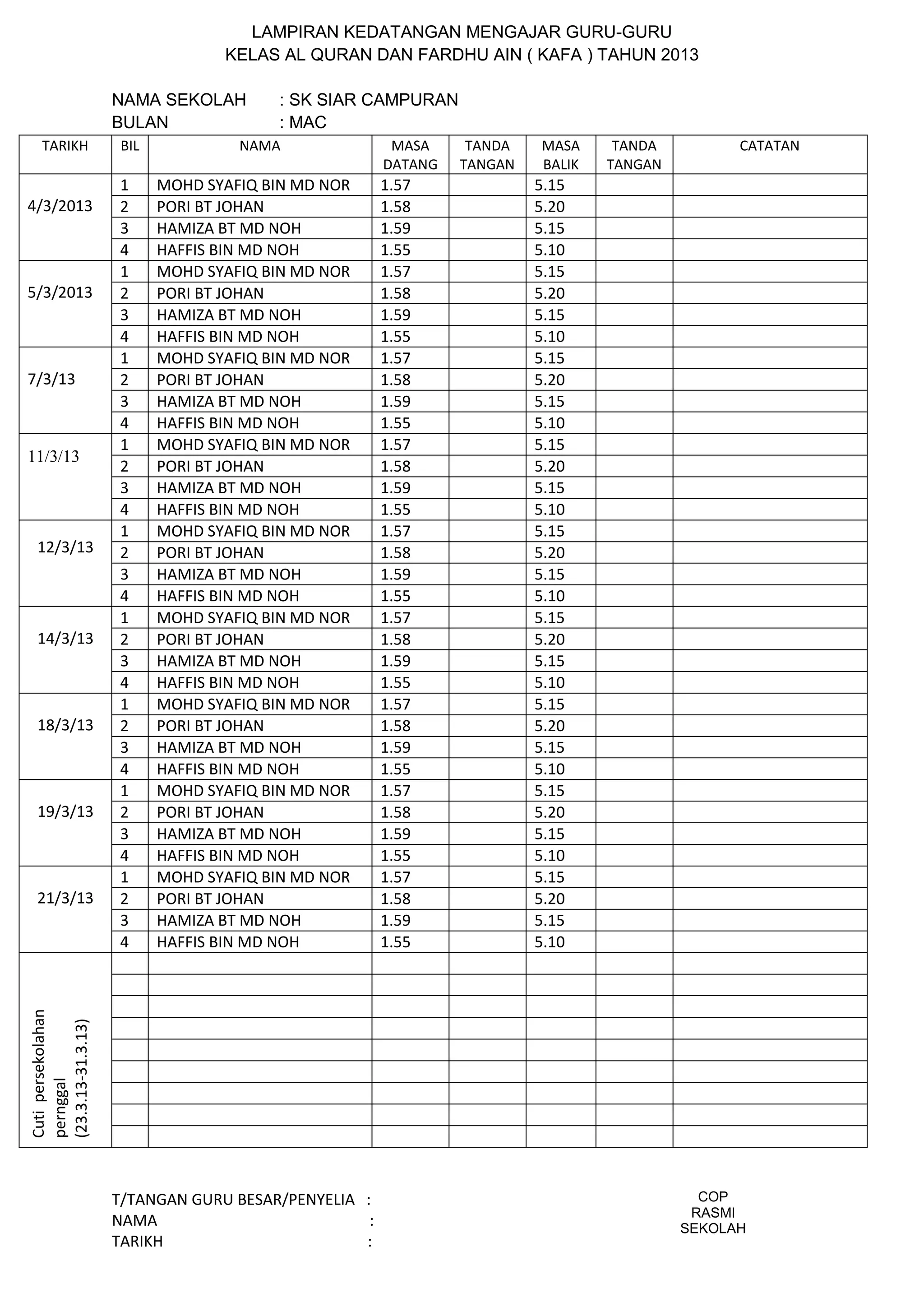 Kafa claim 2013 | DOCX