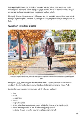 Apa yang perlu diketahui tentang sindrom pramenstruasi (PMS)? | PDF