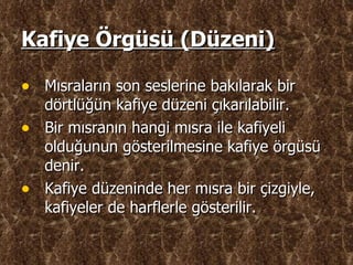 Kafiye redif | PPT