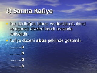 Kafiye redif | PPT