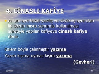 Kafiye Ve Redif | PPT