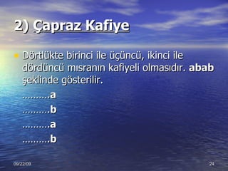 Kafiye Ve Redif | PPT