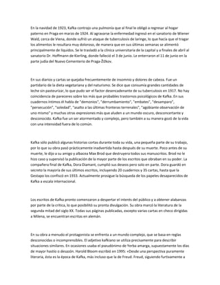 Kafka | DOCX