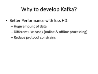 kafka | PPTX | Databases | Computer Software and Applications
