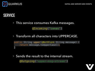 Reactive messaging Quarkus and Kafka | PDF | Cloud Computing | Internet