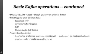 Kafka blr-meetup-presentation - Kafka internals | PPT