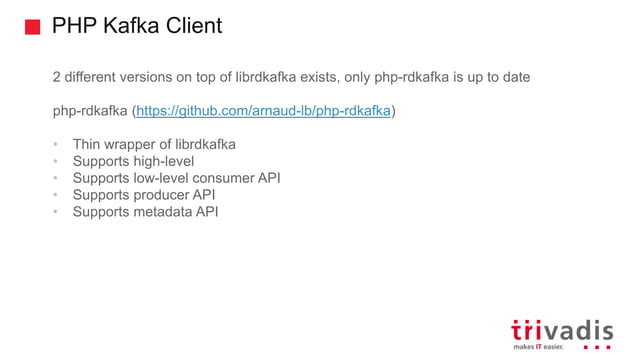 Apache Kafka - Event Sourcing, Monitoring, Librdkafka, Scaling & Partitioning | PPT