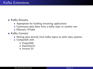 Introduction to Kafka | PPT | Free Download