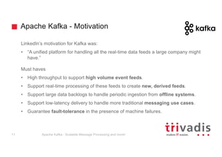 Apache Kafka - Scalable Message-Processing and more ! | PPT