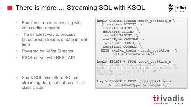 Spark Structured Streaming Vs Kafka Streams Two Stream Processin