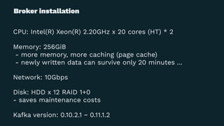 Kafka Multi-Tenancy - 160 Billion Daily Messages on One Shared Cluster at LINE | PPT