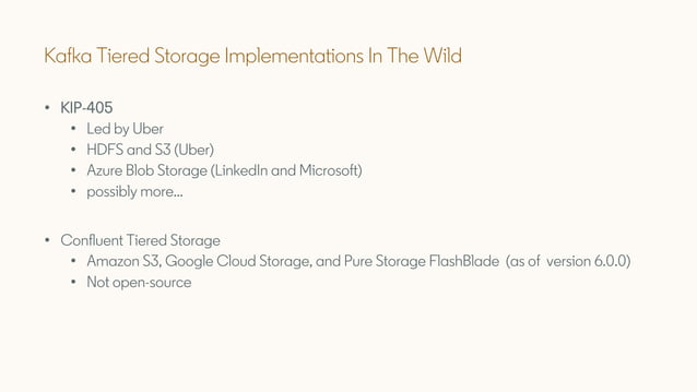 Kafka tiered-storage-meetup-2022-final-presented | PPT