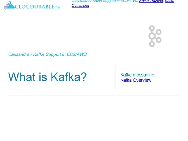 Kafka Tutorial, Kafka ecosystem with clustering examples | PPTX
