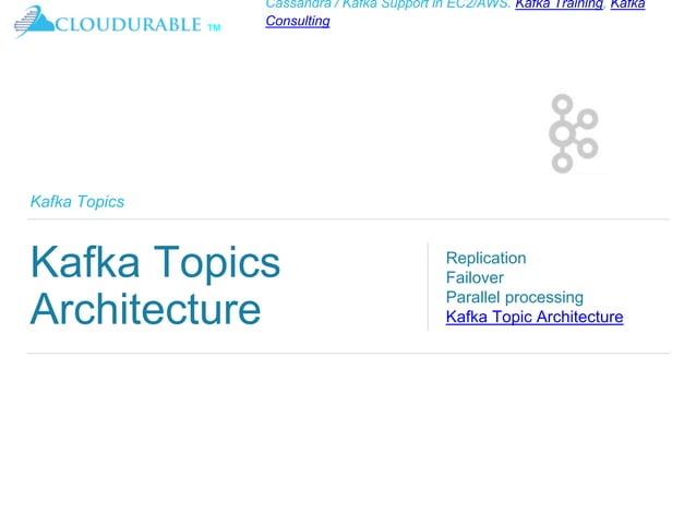 Kafka Tutorial, Kafka ecosystem with clustering examples | PPTX