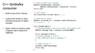 Kafka Summit SF 2017 - Kafka and the Polyglot Programmer | PPT