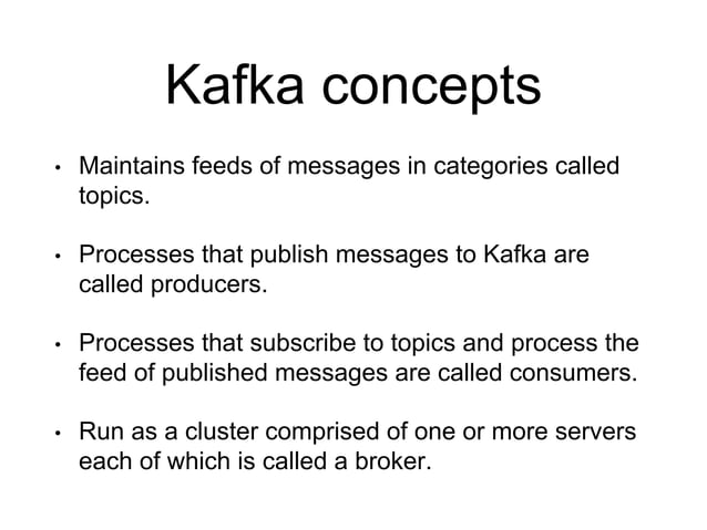 Kafka basics | PPT