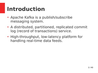 Kafka in action - Tech Talk - Paytm | PPT