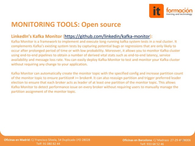 Kafka infrastructure monitoring | PPT