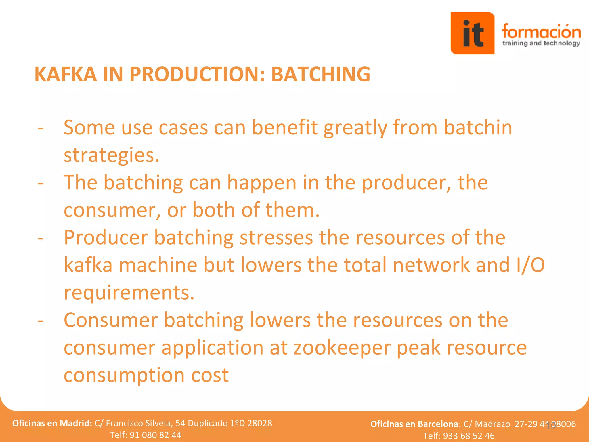 Kafka infrastructure production | PPTX