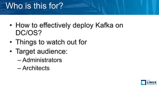 Deploying Kafka on DC/OS | PDF