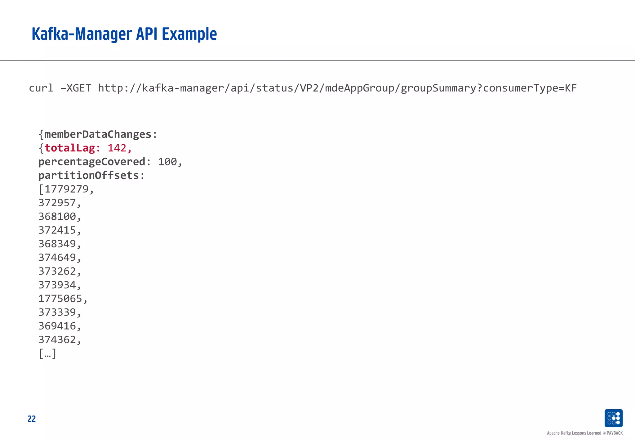 Apache Kafka lessons learned @PAYBACK | PPT