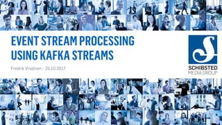 Event stream processing using Kafka streams | PPT