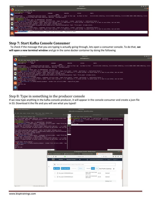 Apache Kafka with AWS s3 storage | PDF