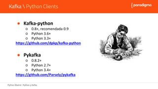 Kafka y python | PPT