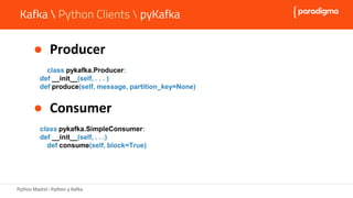 Kafka y python | PPT
