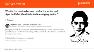 Kafka y python | PPT