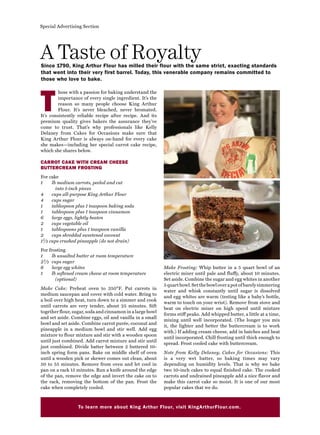 King Arthur Ad Reciepe | PDF
