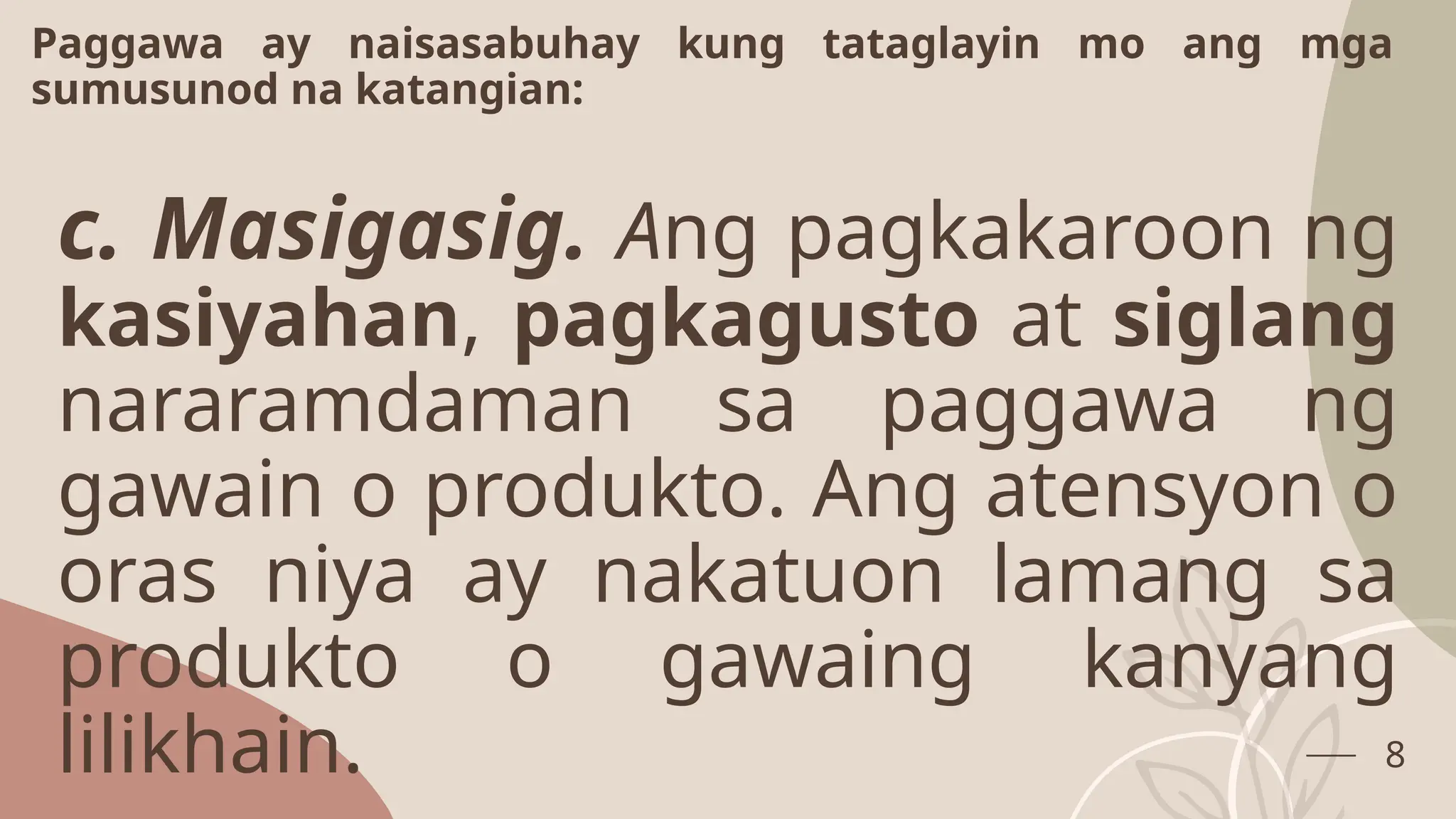 KAGALINGAN SA PAGGAWA AT PAMAMAHALA SA ORAS.pptx