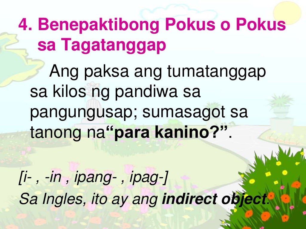 Kaganapan at Pokus ng Pandiwa