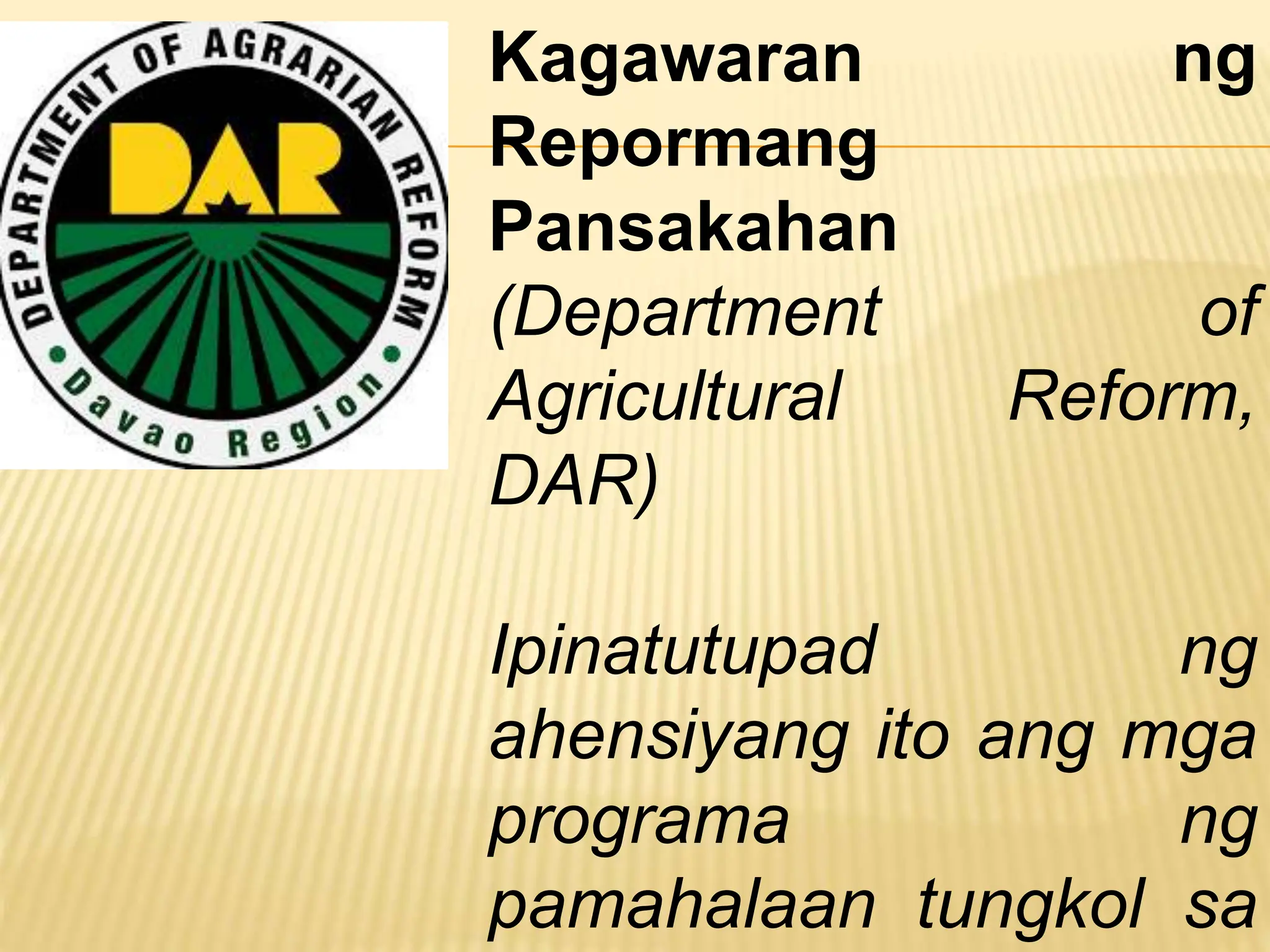 Kagawaran ng Pamahalaan.pptx sa Araling Panlipunan | PPTX