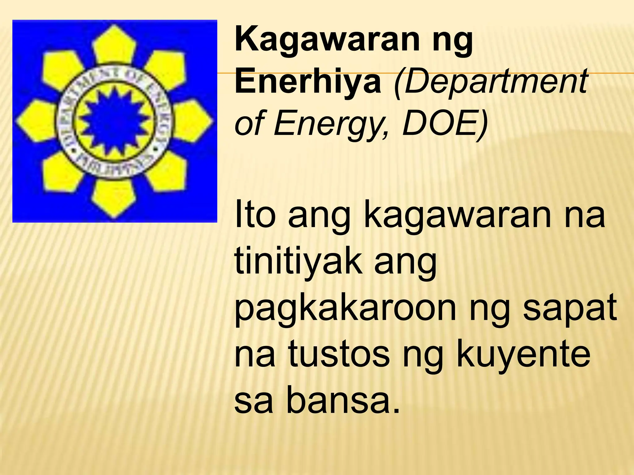Kagawaran ng Pamahalaan.pptx sa Araling Panlipunan | PPTX