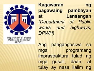 Kagawaran ng Pamahalaan.pptx sa Araling Panlipunan | PPTX