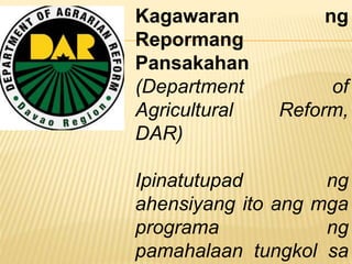 Kagawaran ng Pamahalaan.pptx sa Araling Panlipunan | PPTX