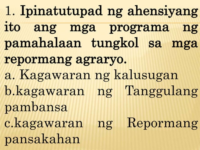 Kagawaran ng Pamahalaan.pptx sa Araling Panlipunan | PPTX