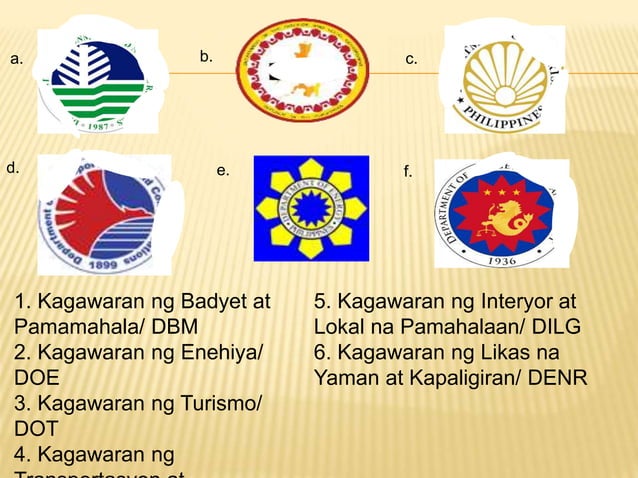 Kagawaran ng Pamahalaan.pptx sa Araling Panlipunan | PPTX