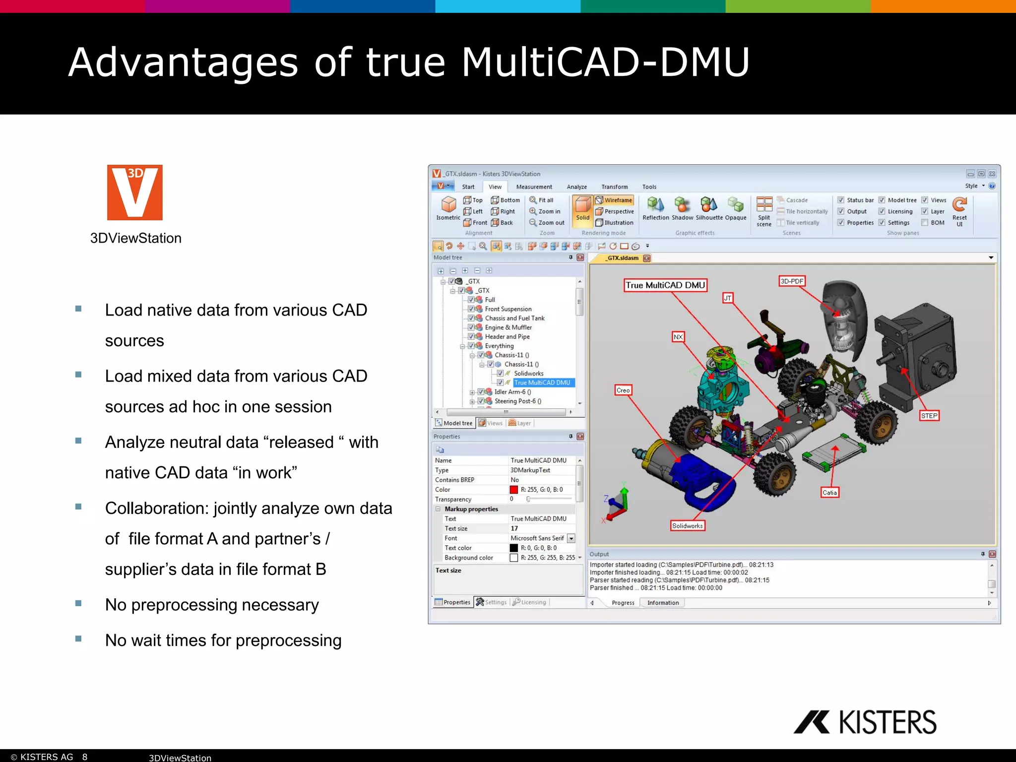 Kisters 3DViewStation - CAD viewer for PLM and stand alone | PPTX