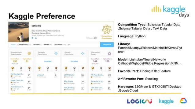 Kaggle days tokyo jin zhan | PPT