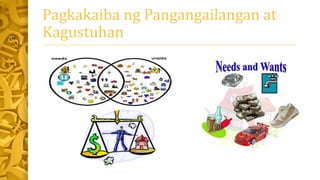 Kagustuhan at pangangailangan | PPTX