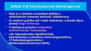 Kongenitalna adrenalna hiperplazija | PPSX