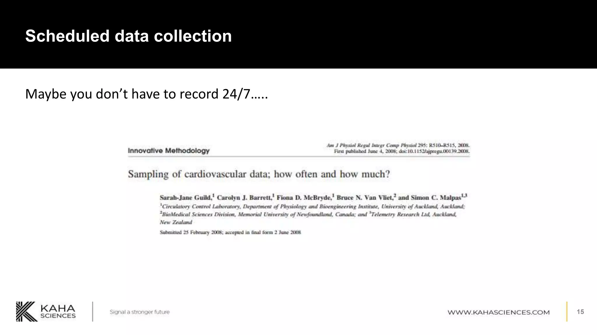 Handling and Analyzing Large Telemetry Data Sets | PPT