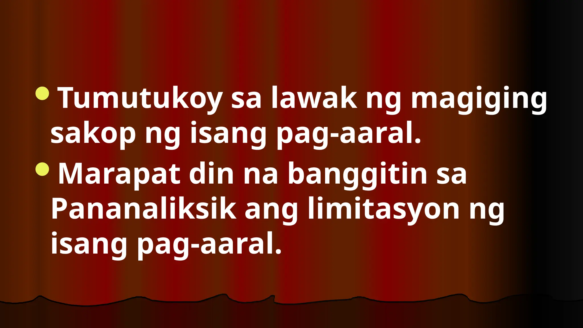 KAHALAGAHAN-NG-PAG-AARAL, PAGBUO NG PAMAGAT AT MGA BAHAGI NG ...