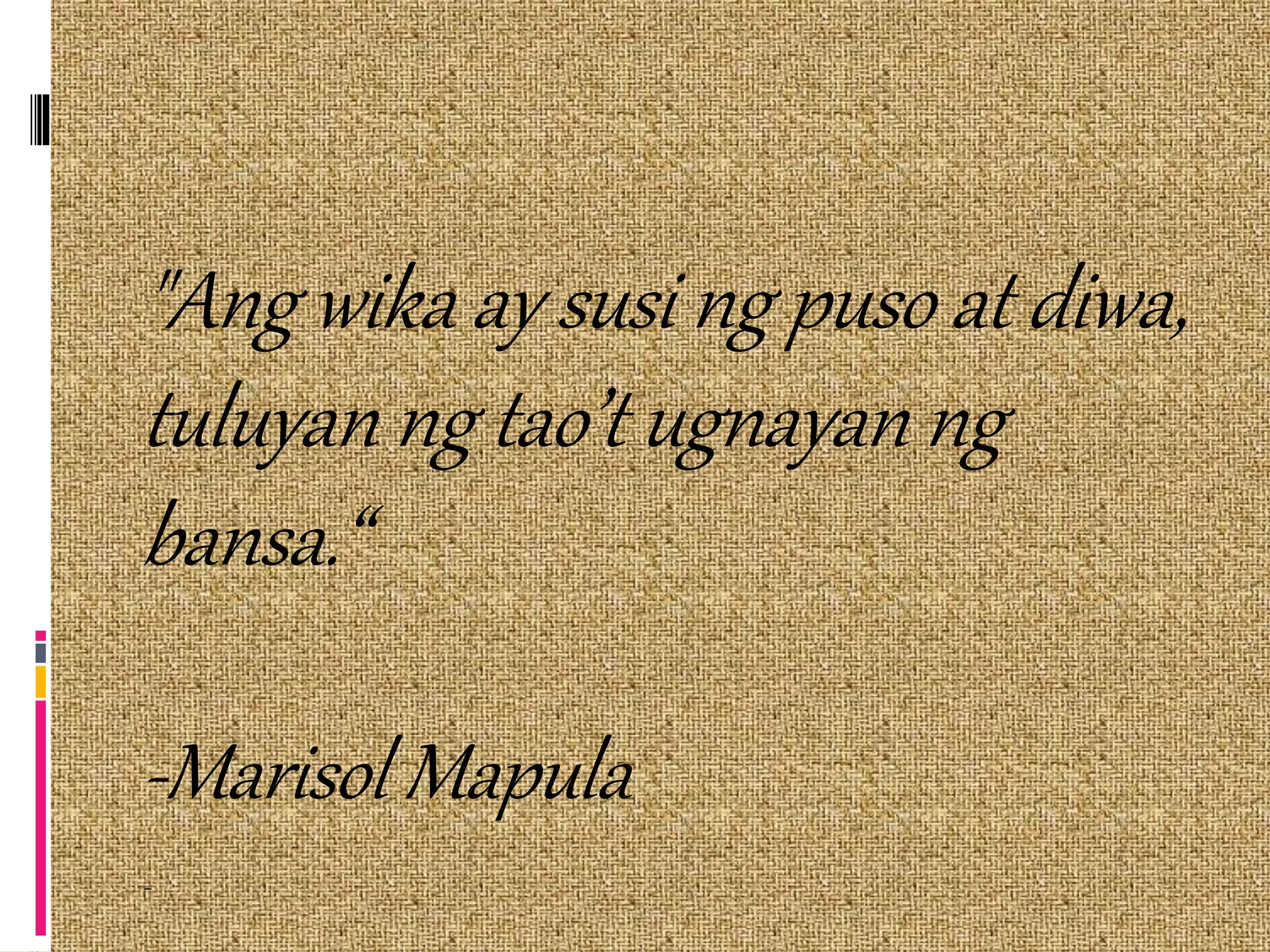 Kahalagahan at Tungkulin ng Wika | PPTX