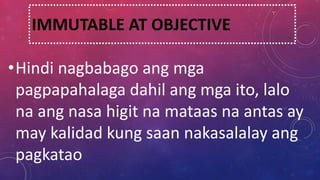 Kahalagahan at uri ng pagpapahalaga (ESP7) | PPTX