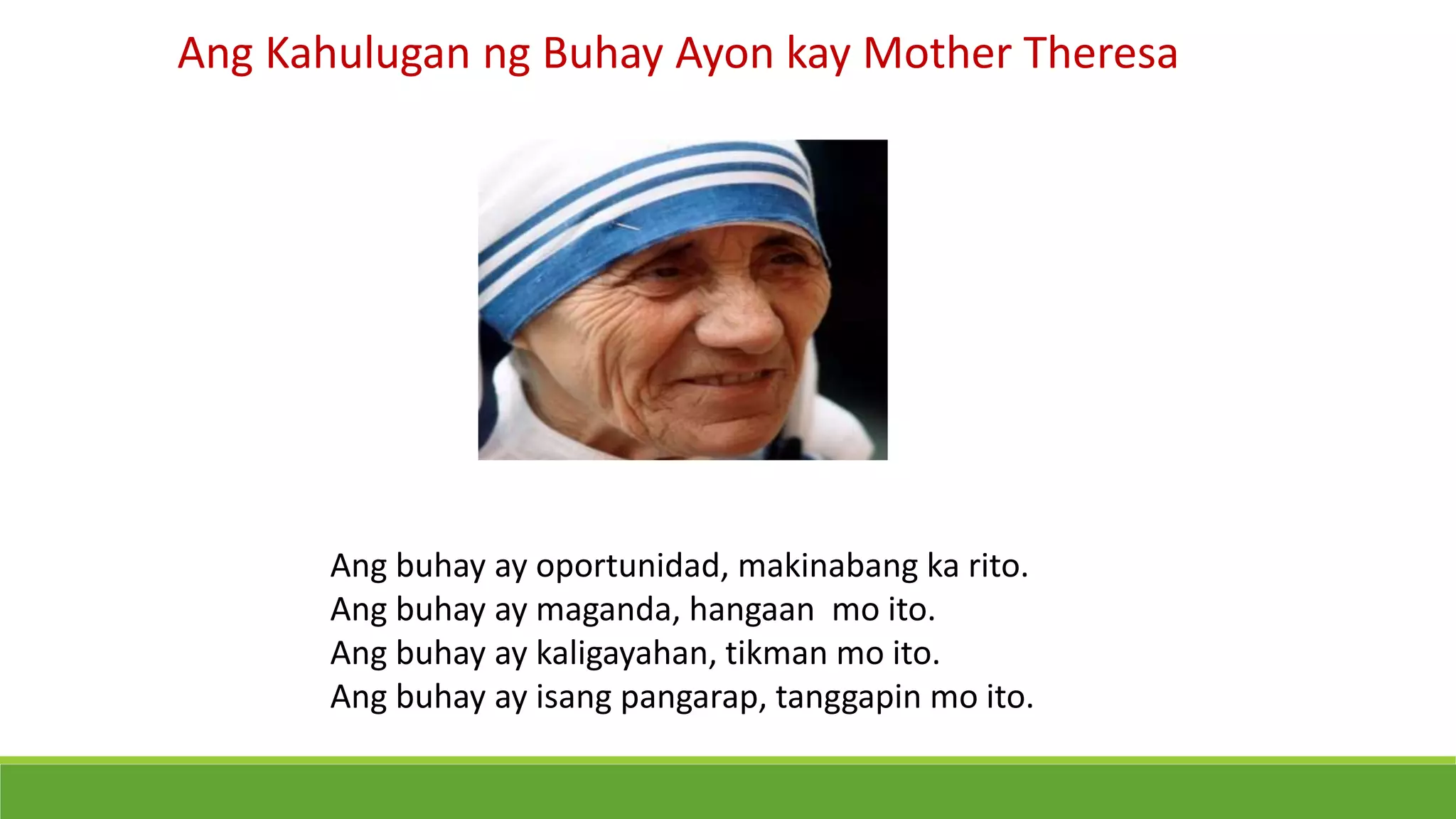 Kahalagahan ng buhay | PPTX
