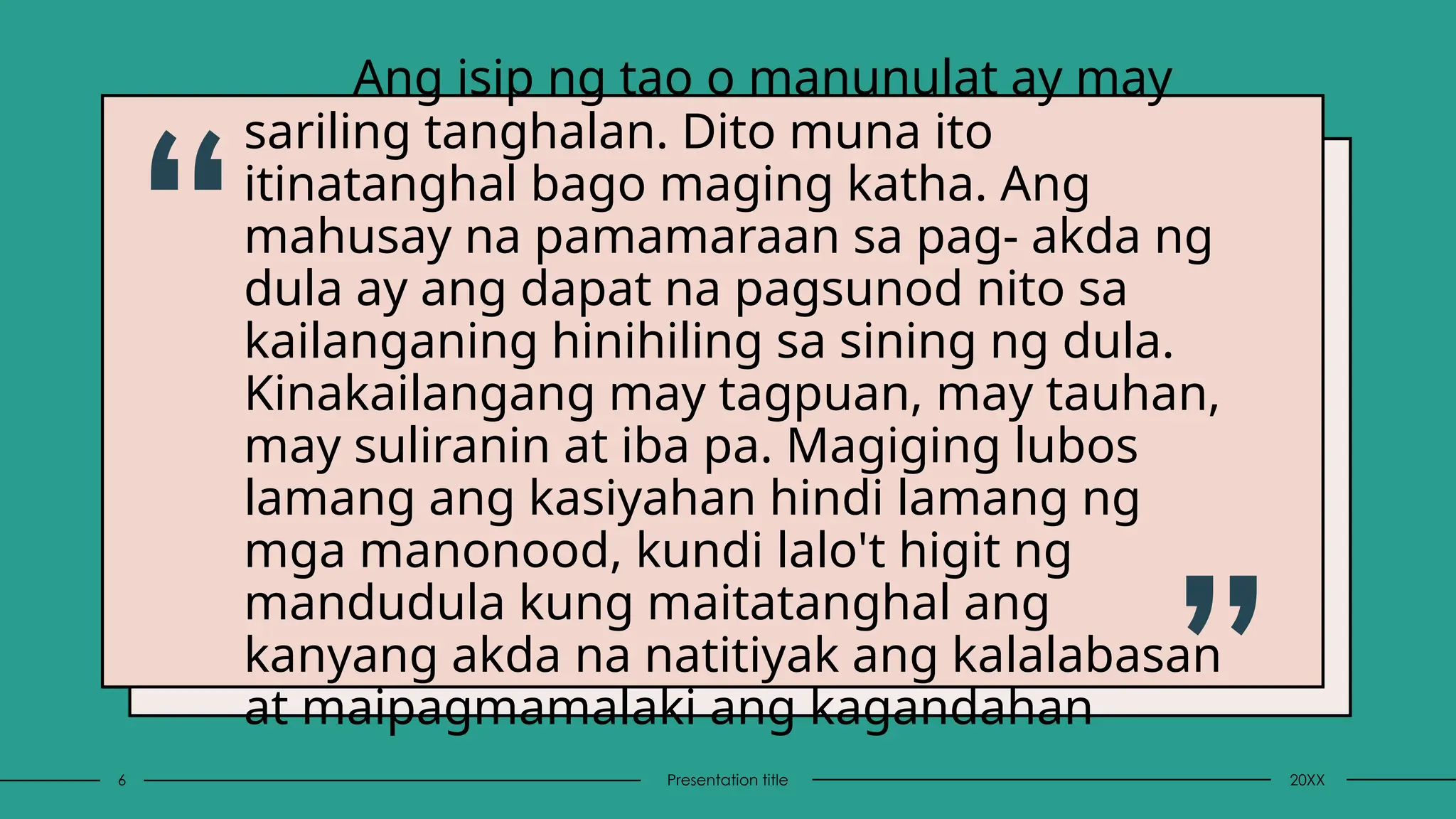 KAHALAGAHAN NG DULA 1234345660987678.pptx